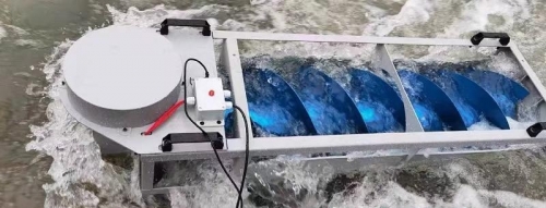 low head 1.5kw 1500w Archimedes spiral hydro water generator for stream ...